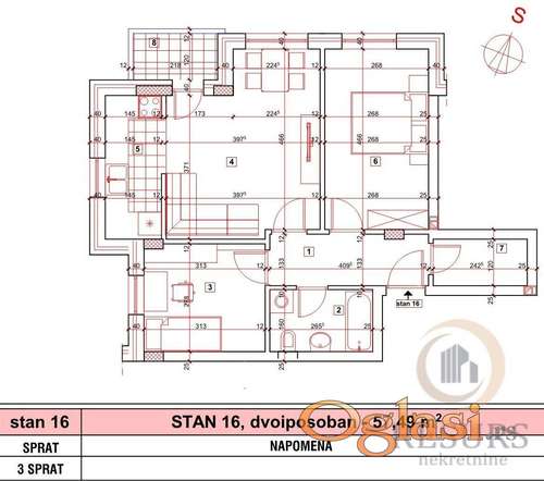 DVOIPOSOBAN STAN U IZGRADNJI SA POVRATOM PDV-A, TELEP
