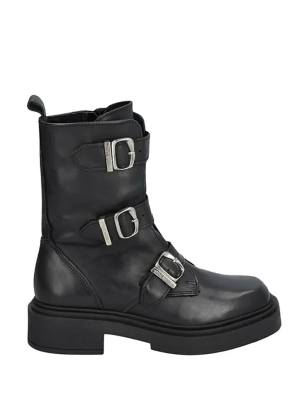 Steve Madden - Crne kožne ženske čizme