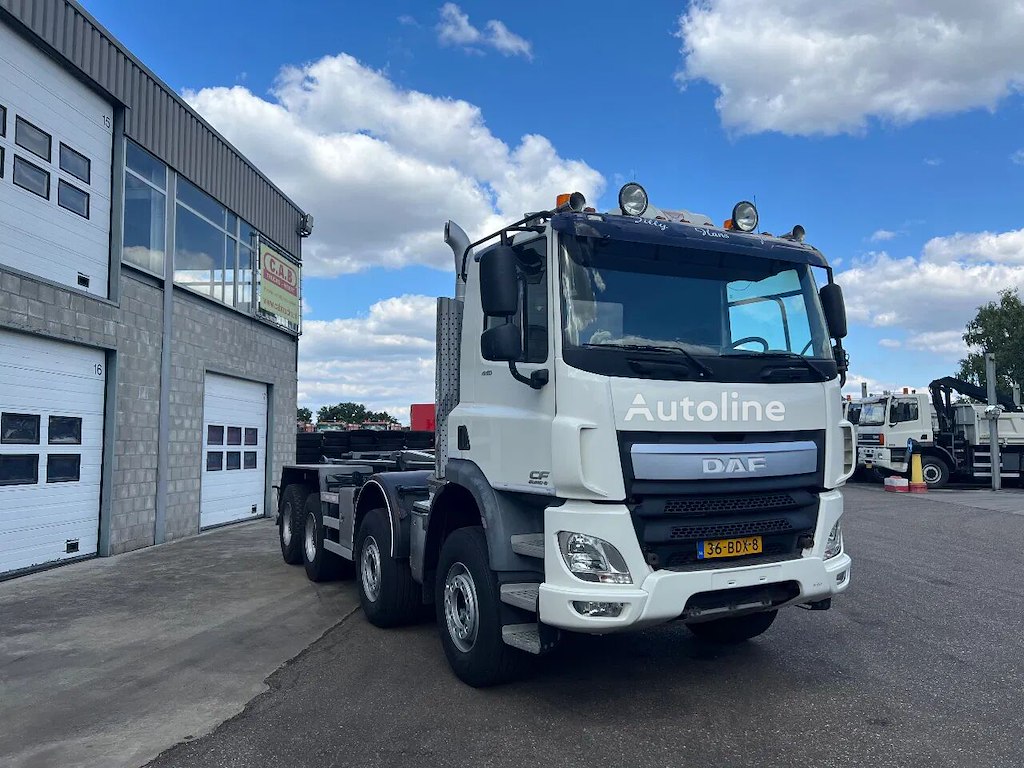 DAF CF 440 FAD - 8x4 - STEEL SPRINGS kamion rol kiper