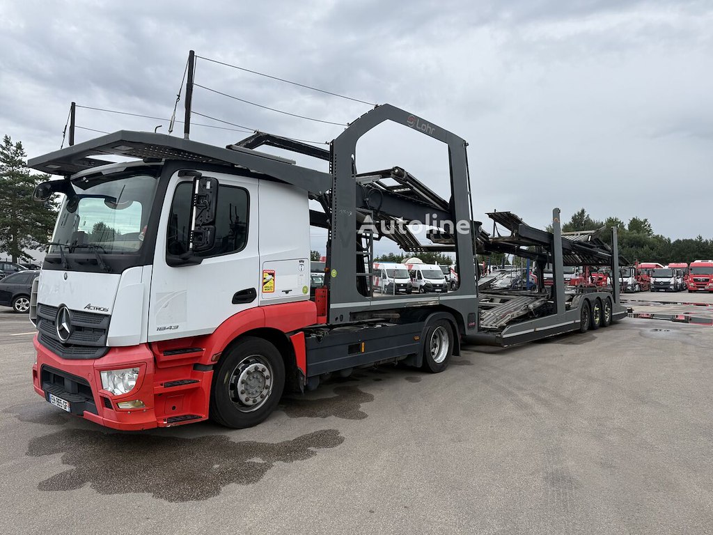 Mercedes-Benz Actros 1843 autotransporter + prikolica autotransportera