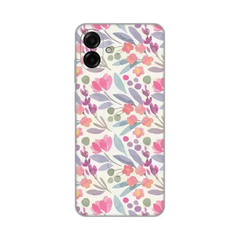 Maska silikon Print za Samsung A075F Galaxy A07 Watercolor Flowers