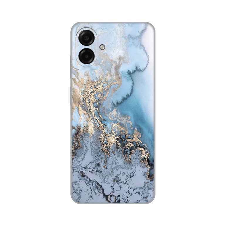 Maska silikon Print za Samsung A075F Galaxy A07 Blue Gold Marble