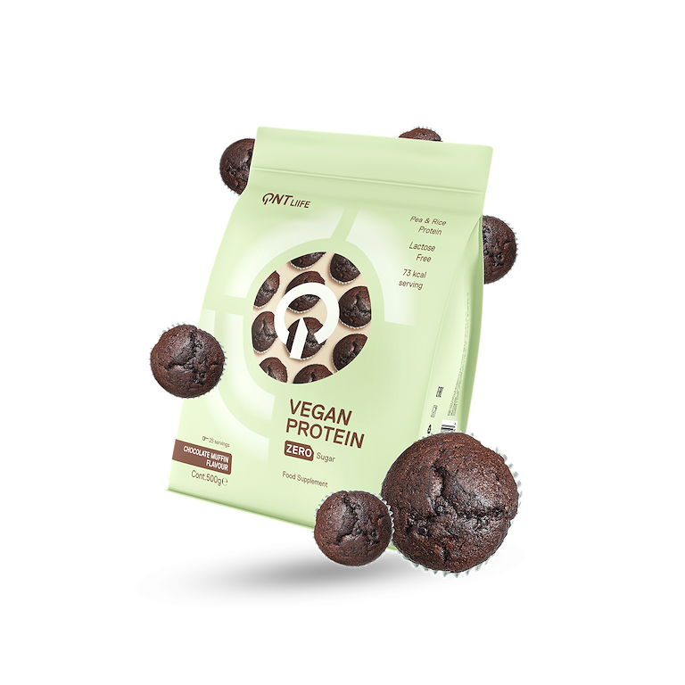 QNT Vegan Protein Chocolate Muffin 500 g