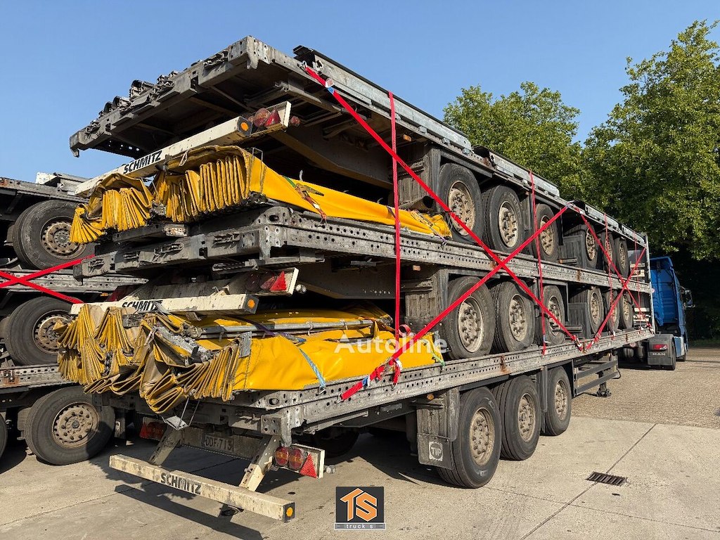 Schmitz Cargobull STACK - gegalvaniseerd - 5 STACK poluprikolica sa kliznom ceradom
