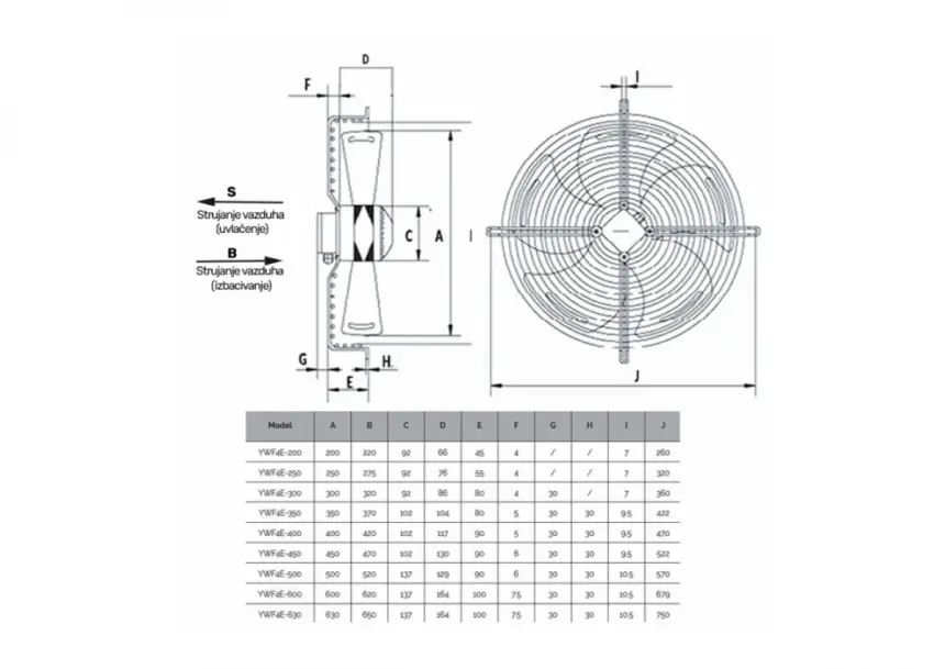 VENT.YWF4E-450 ASPIRANTE