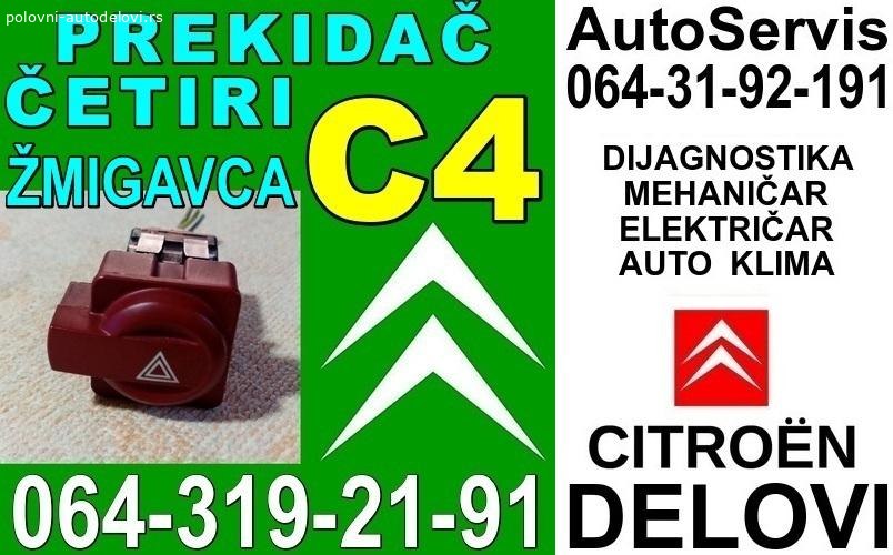Prekidač SVA 4 ŽMIGAVCA Citroen C4