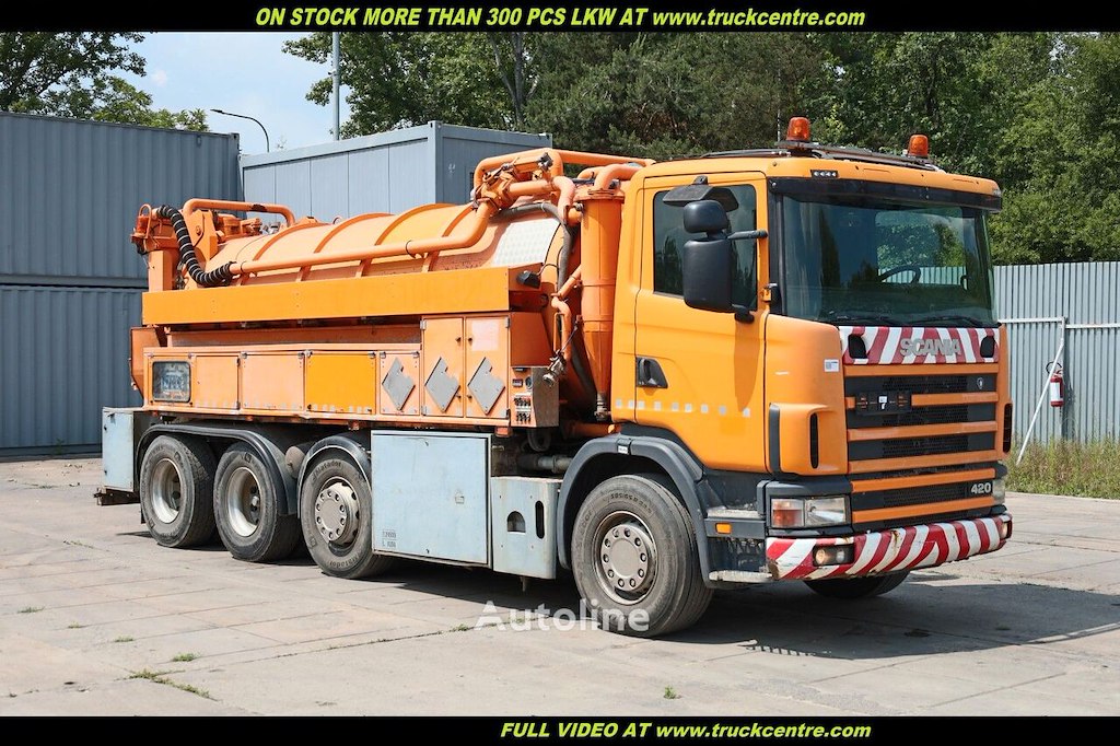 Scania R 124 GB, 8x2 OPTICRUISE, 13 m3 (TWO CHAMBERS) autofekalac