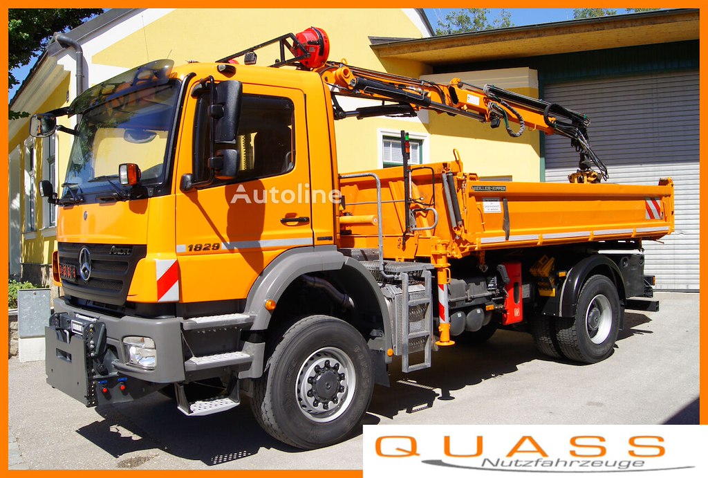 Mercedes-Benz AXOR 1829 4x4/EURO 5/ATLAS 65.2/MEILLER/Winterdienst univerzalna komunalna mašina