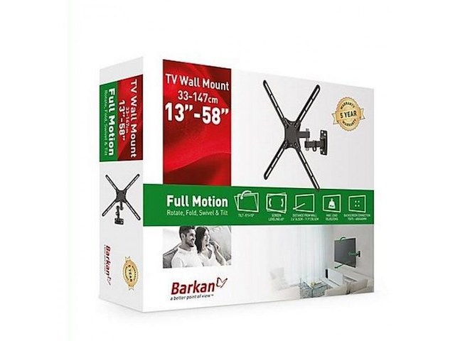 BARKAN E3423 LCD TV zglobni zidni nosač od 13 do 58 inča