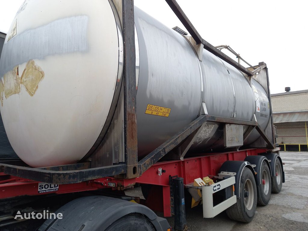Rinnen 30300 litriv ADR rezervoar-kontejner 20 stopa