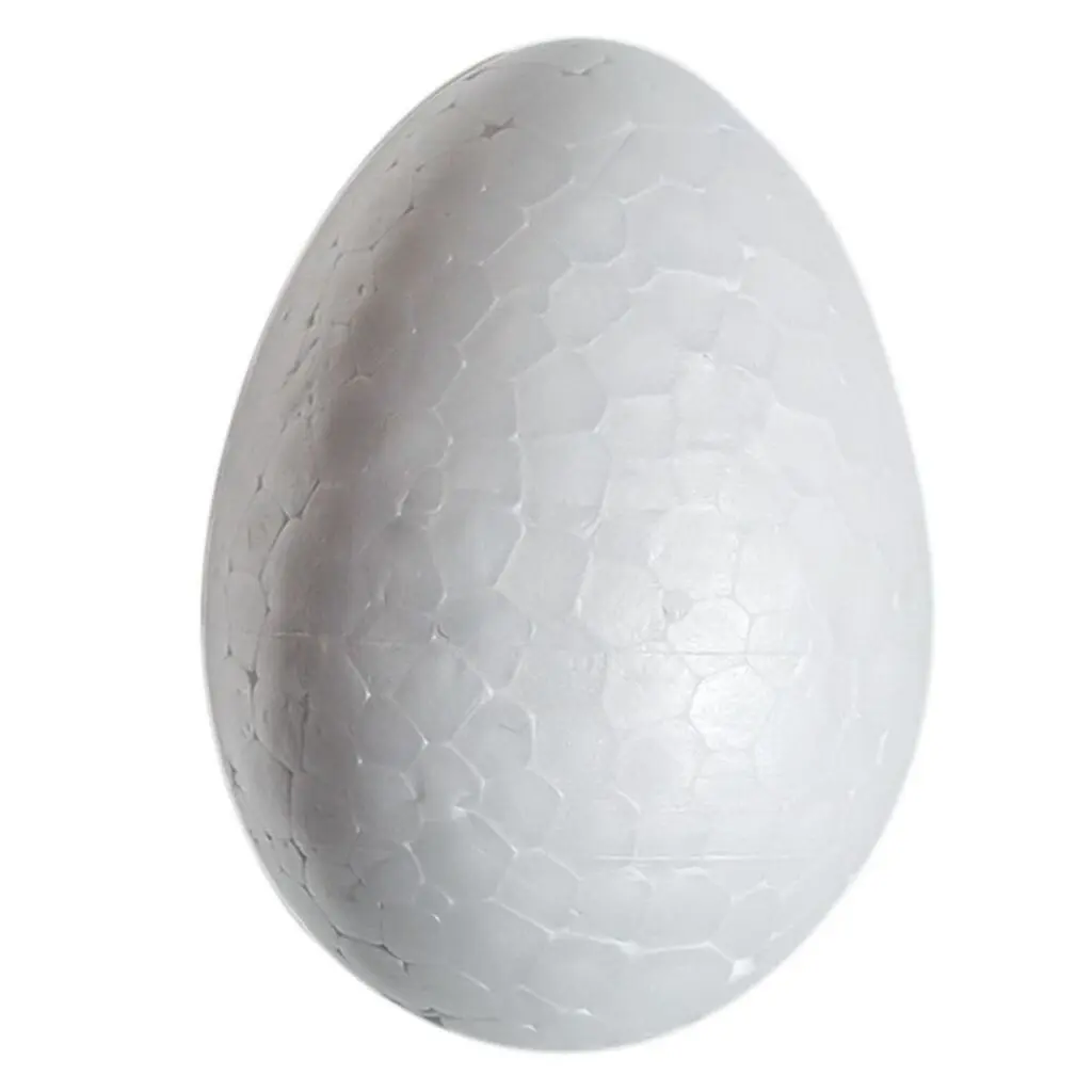 Jaje od stiropora, 140 mm, Belo