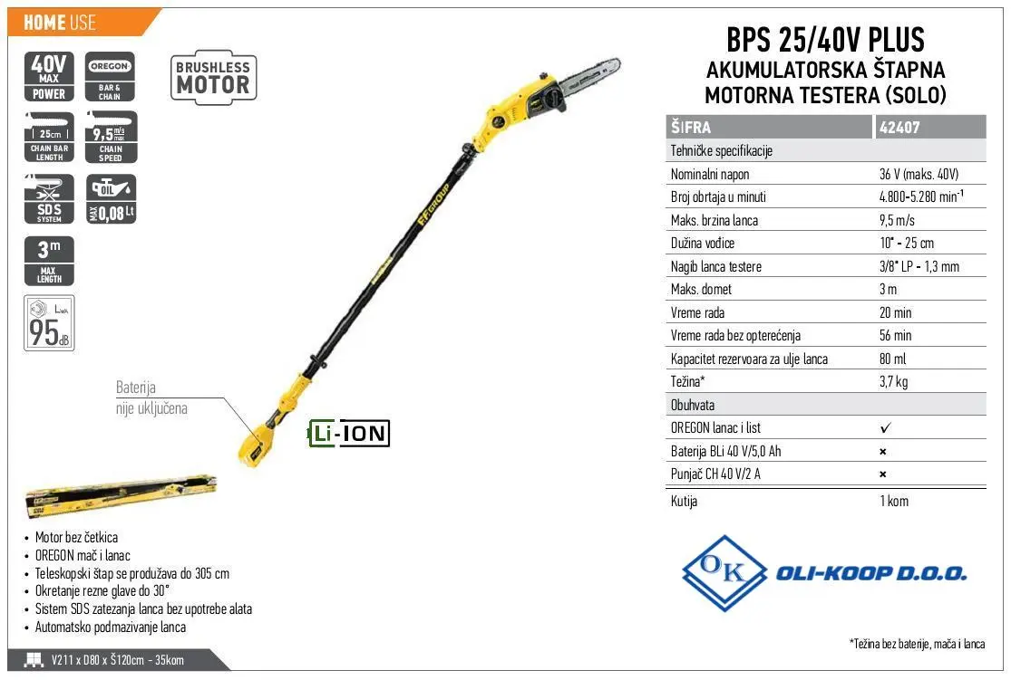 FF EA AKU STAPNA TESTERA BPS 25/40V PLUS