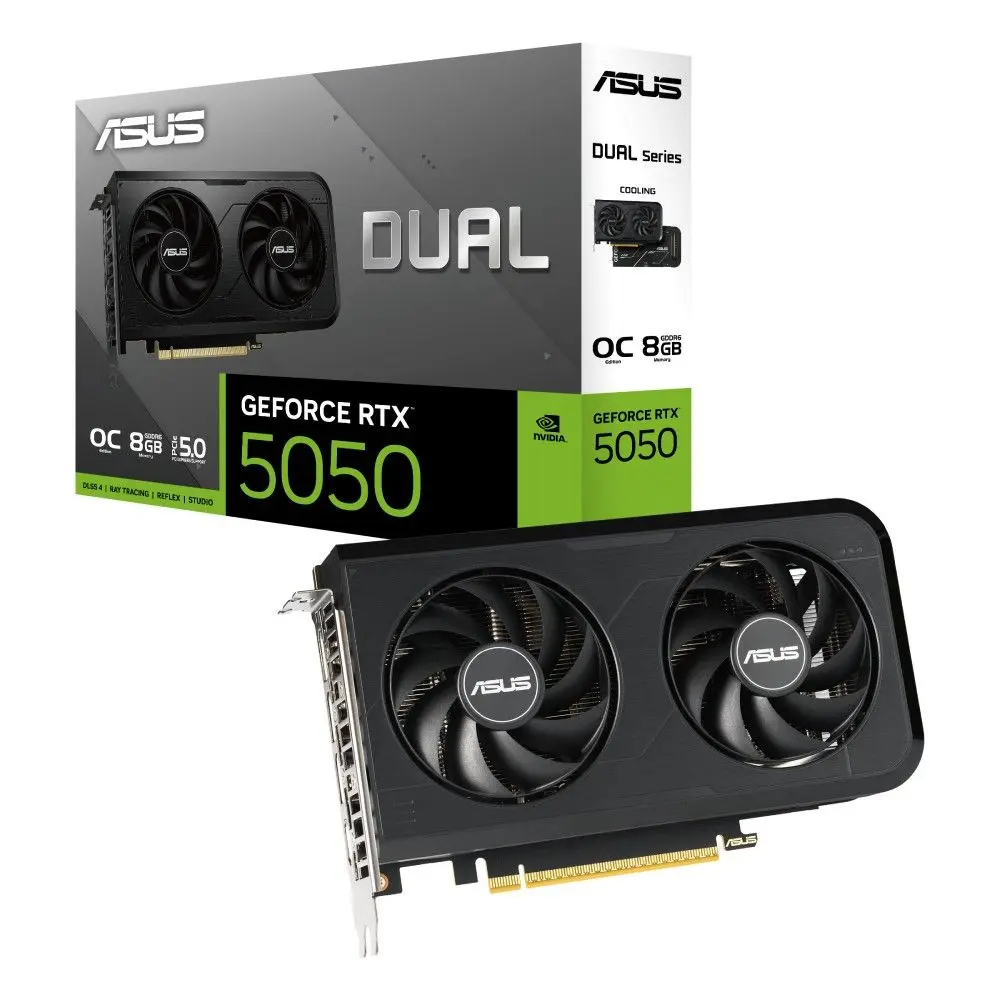 ASUS Dual GeForce RTX 5050 8GB GDDR6 OC Edition
