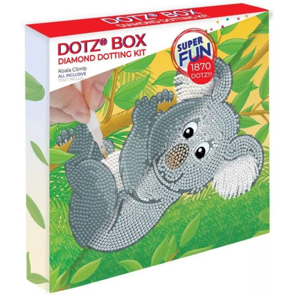 Diamond Dotz Dijamantski mozaik Koala climb Dotzies, 22x22cm
