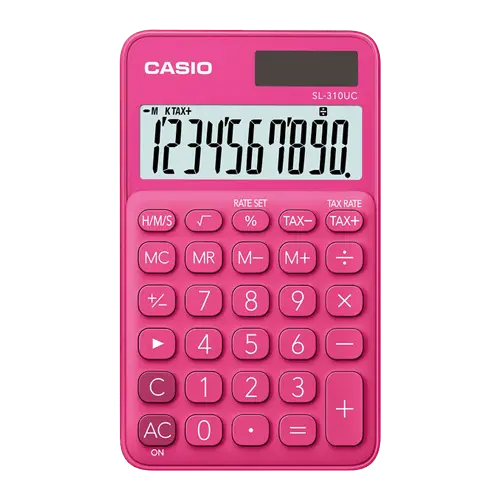 Casio Klakulator SL310, Roze