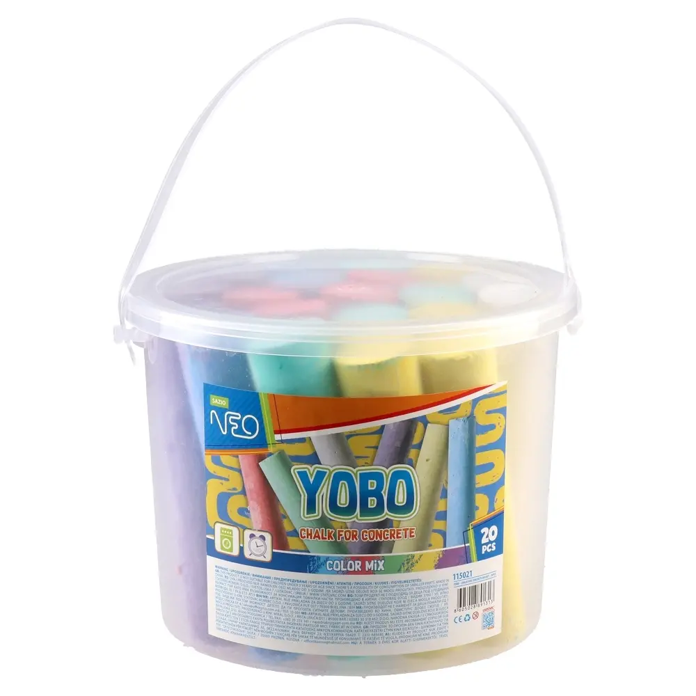 Sazio Neo Set kreda za beton u kofici Yobo, 20 komada