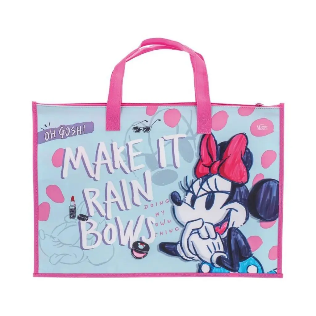 Torba za blok 4 Minnie Mouse Make It Rainbows, Šarena