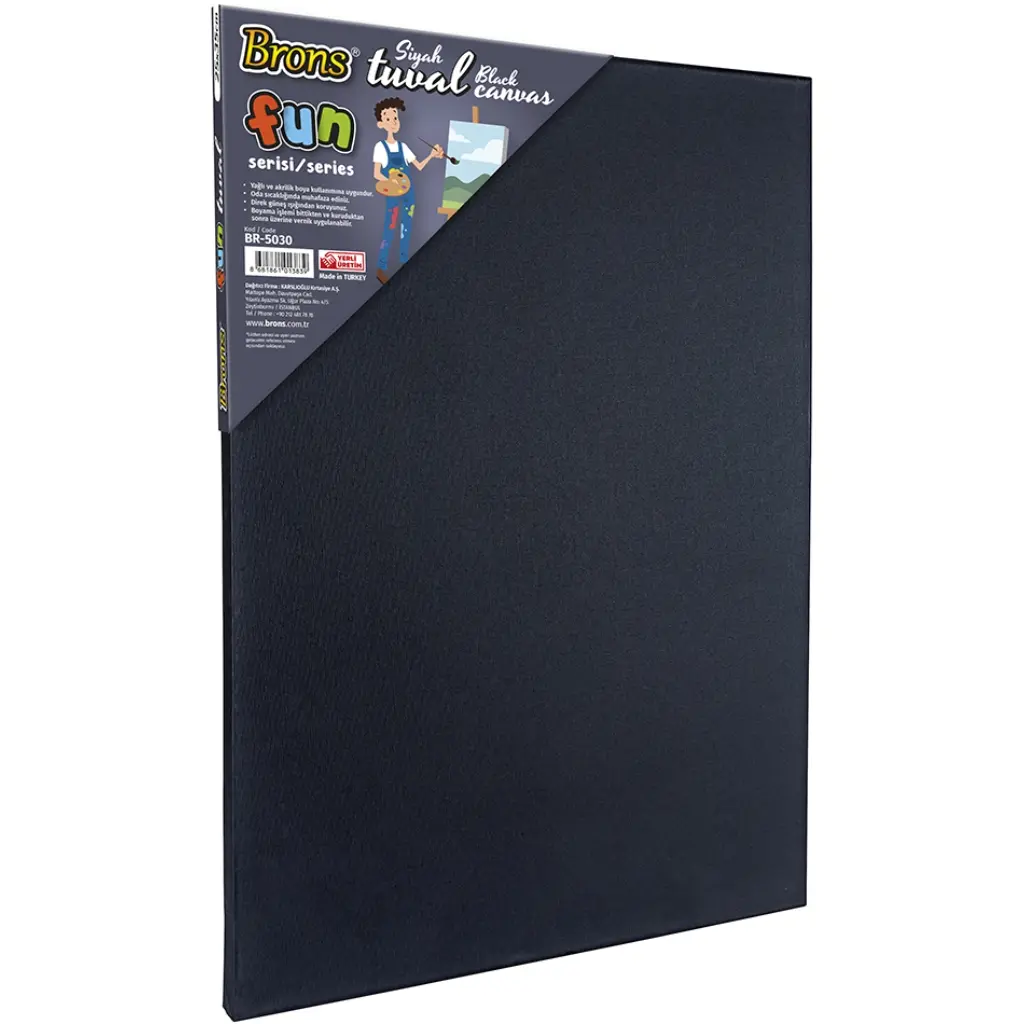 BRONS Crno platno, 25x35cm