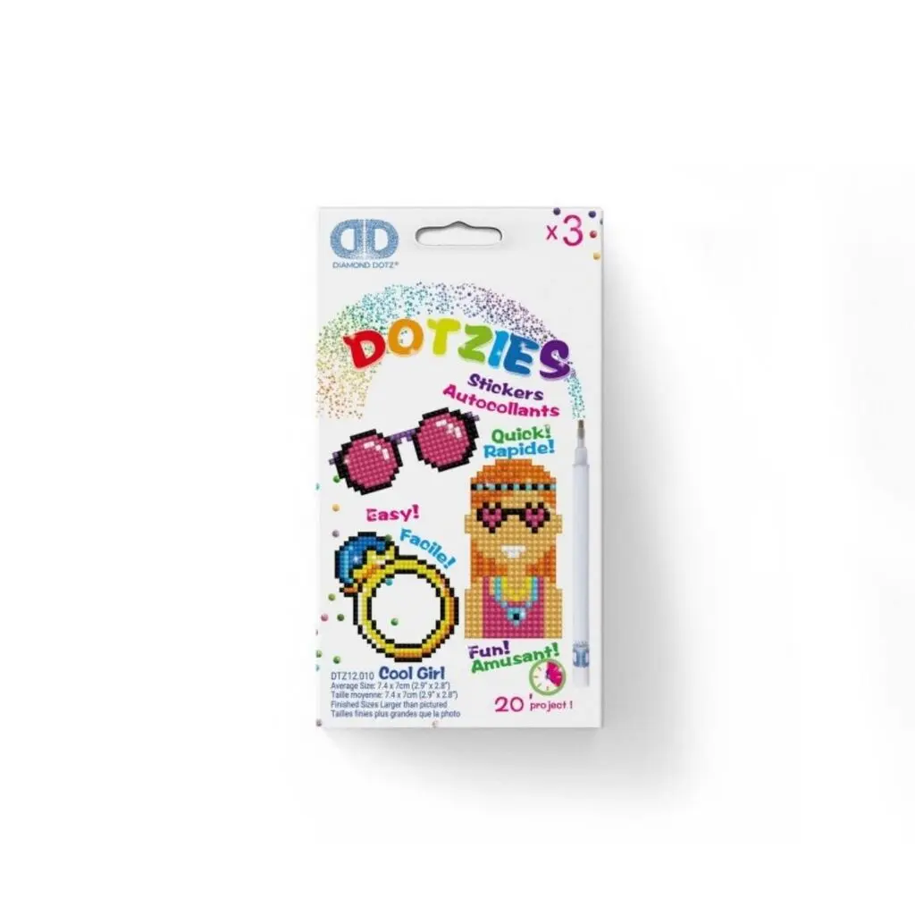 Diamond Dotz Set Dijamant stikera Cool Girl