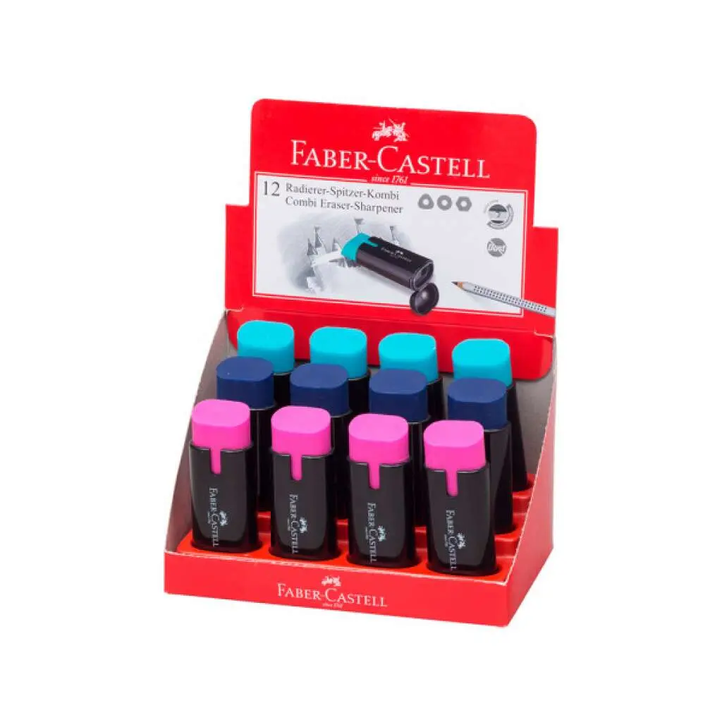 FABER CASTELL Rezač sa gumicom 12/1 183706