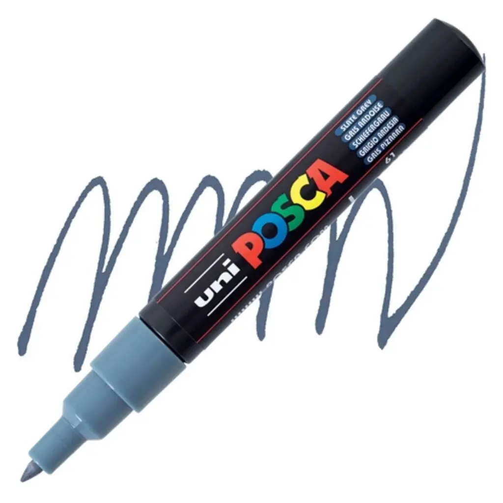 Posca Marker Uni PC-1M, 61, Sivi