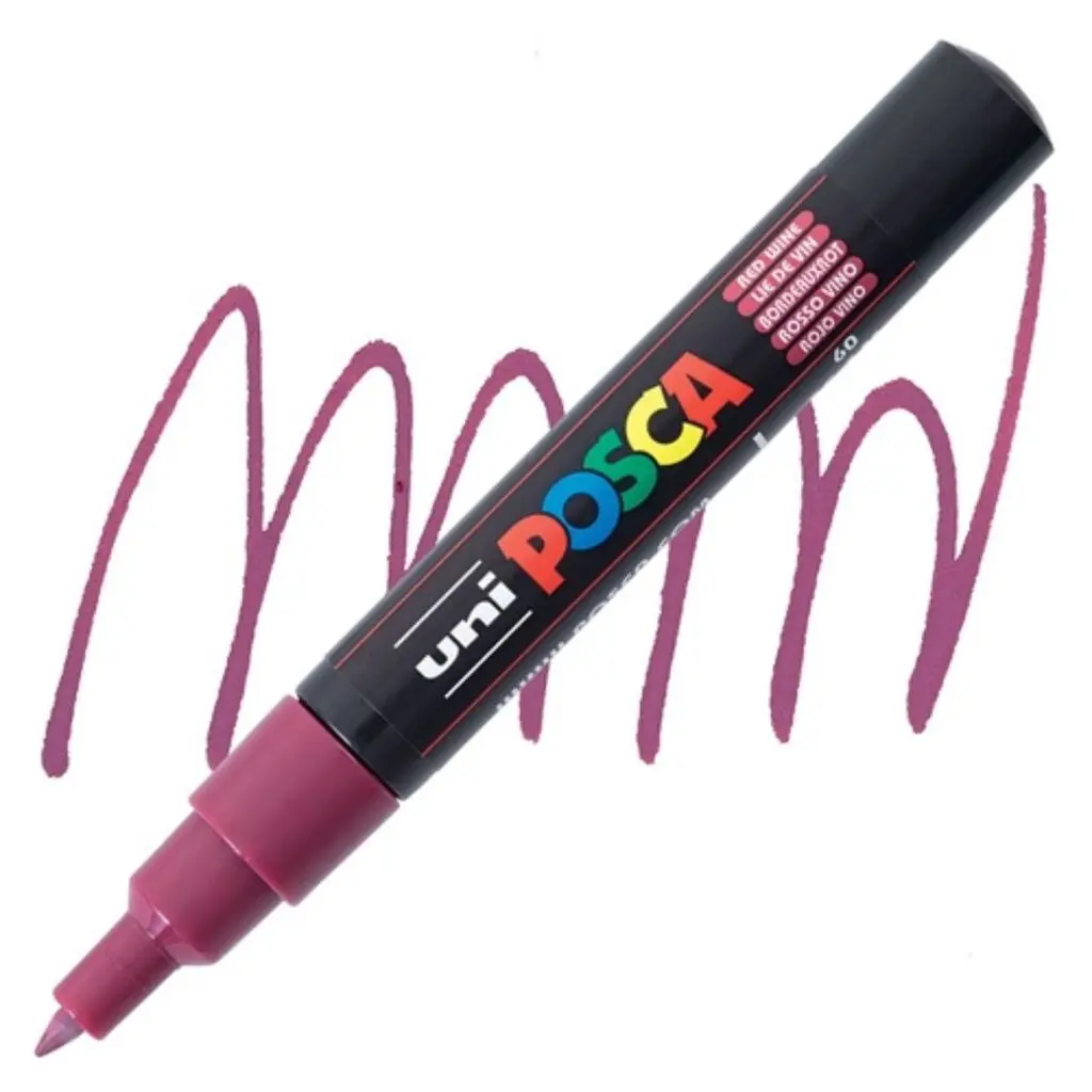 Posca Marker Uni PC-1M, 60, Bordo
