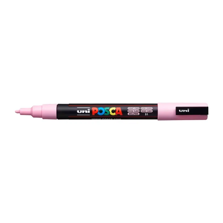 ARTMIE Marker Uni posca PC-3M, 0.9-1.3 mm, Svetloroze