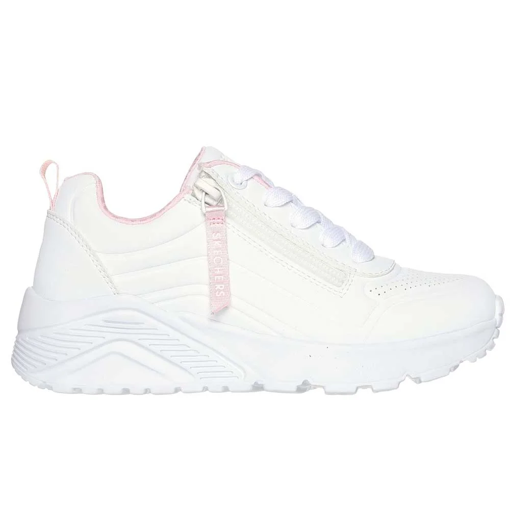 SKECHERS UNO LITE EASY ZIP – 310387L-WHT-