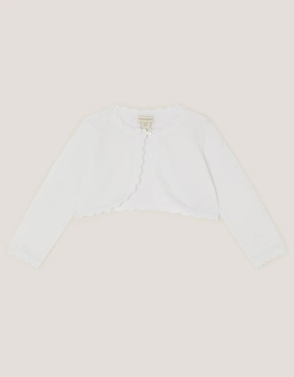 Monsoon Bolero za bebe, Beli