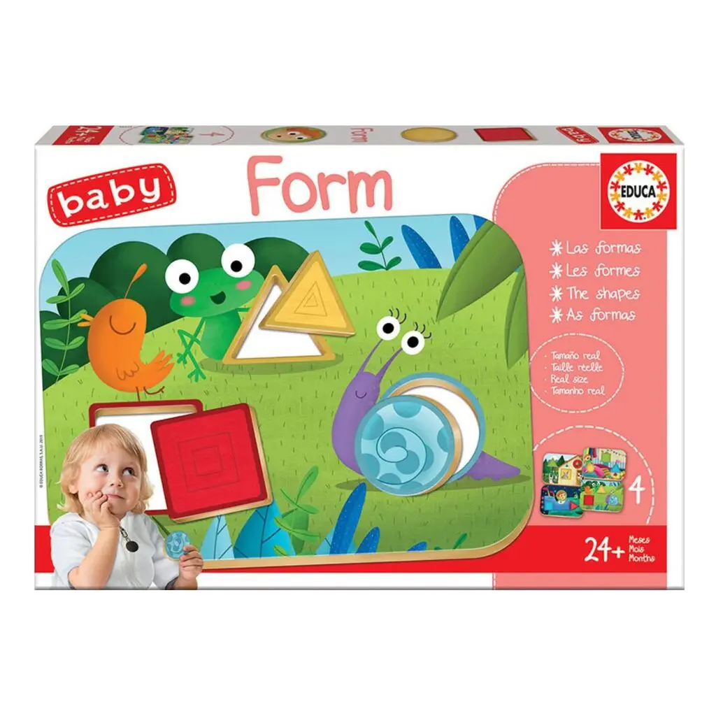 Educa Igra za učenje geometrijskih oblika Baby form