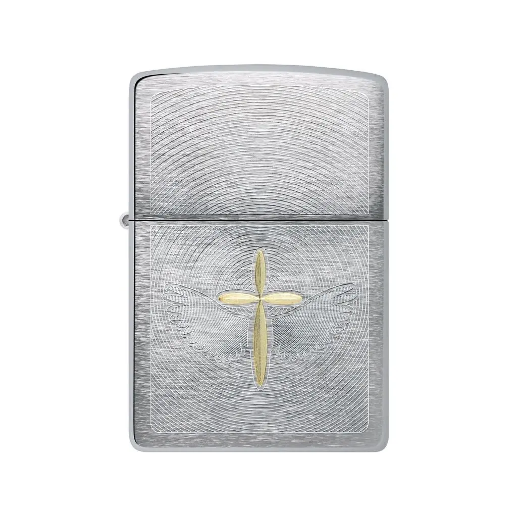 Zippo Upaljač Spiritual Cross, Srebrne boje
