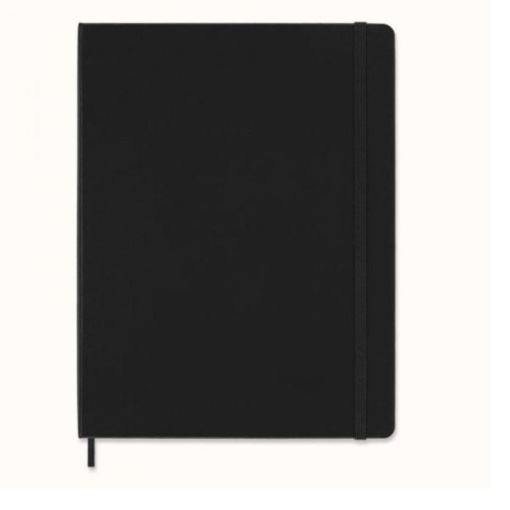Rokovnik Moleskine Pro black tvrd povez XL