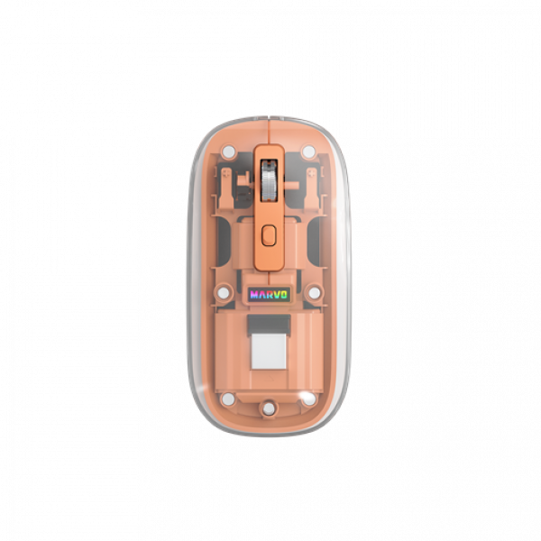 MIS WIRELES MARVO PRISM B10 M810W TRANSPARENT NARANDZASTI