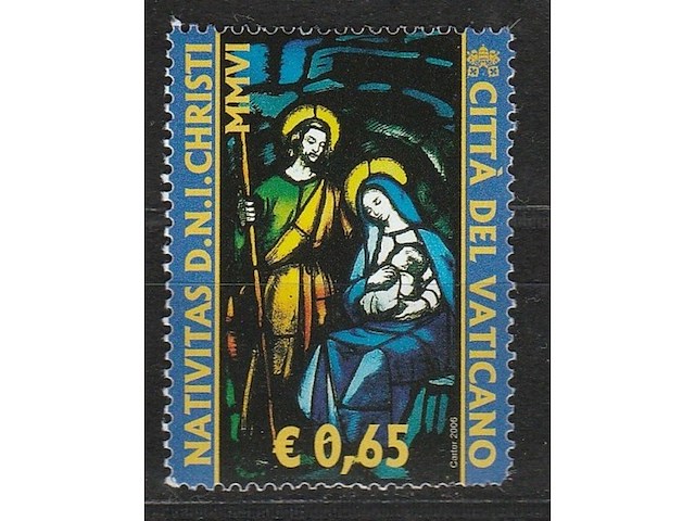 Vatican, Vatikan - Christmas, Božić 2006 - MNH