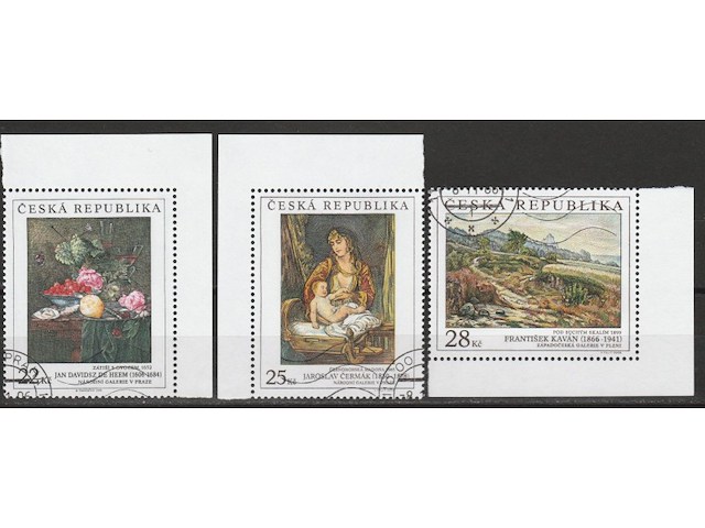 Czech Republic, Češka - 2006 - Works of Art on Postage