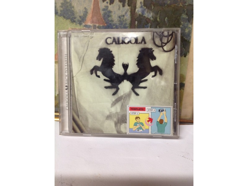 Caligola Back to Earth - CD. Original.