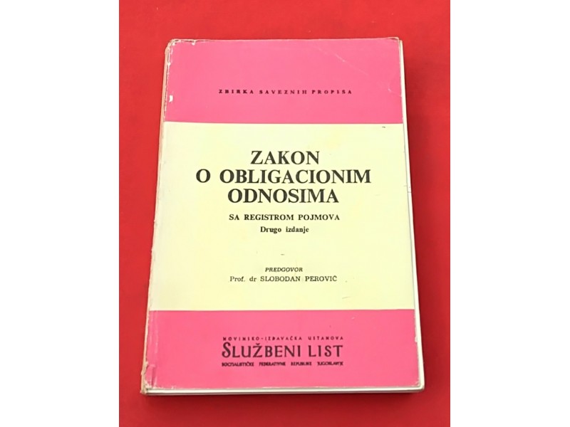Zakon o obligacionom odnosima