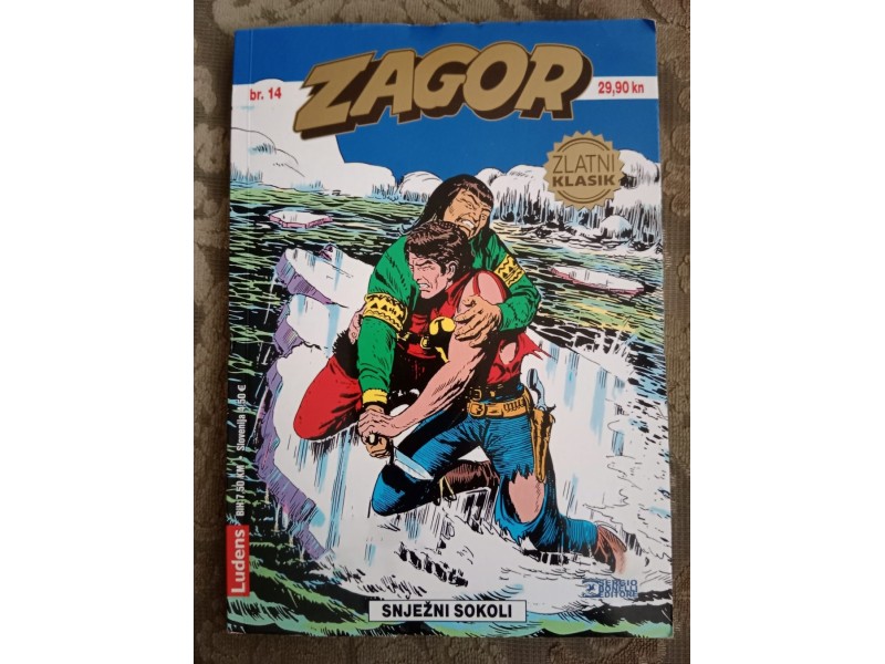 Zagor zlatni klasik Snežni sokoli