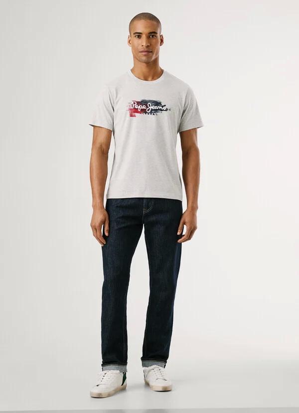 Pepe jeans-Bela muška majica TREY TEE