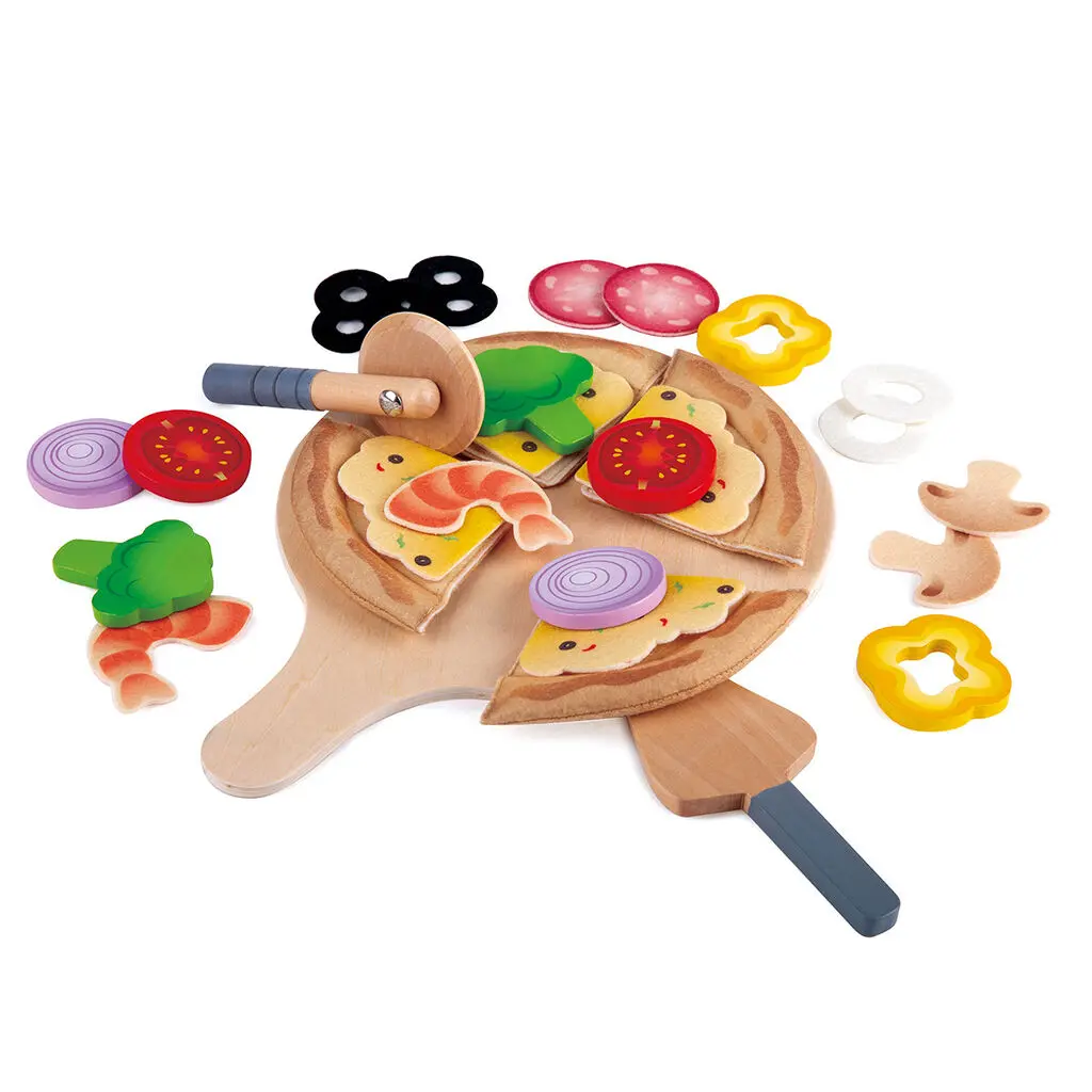 Hape Dečija drvena igračka pizza E3173, 3+