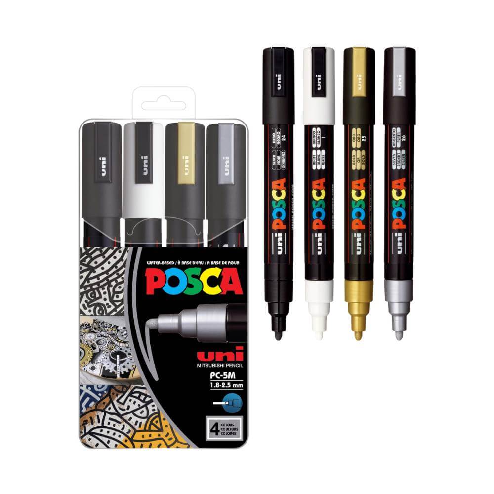 POSCA MARKER SET 5M 1/4