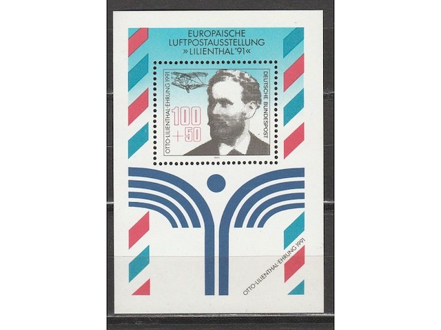 Lilienthal `91 European Airmail Exhibition - 1991-MNH