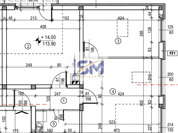 Karaburma, nov stan 61m2