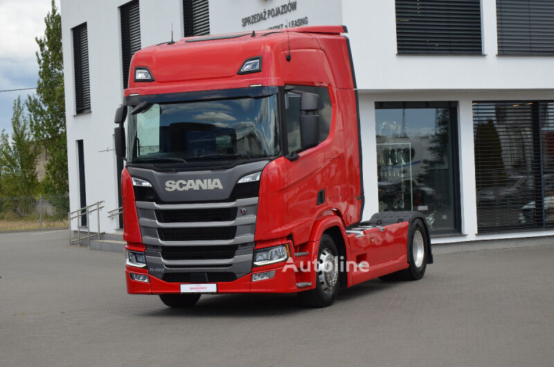 Scania R 450 2021r 4 PODUSZKI KLIMA P. FULL LED ACC ALUSY NAVI 9076 tegljač