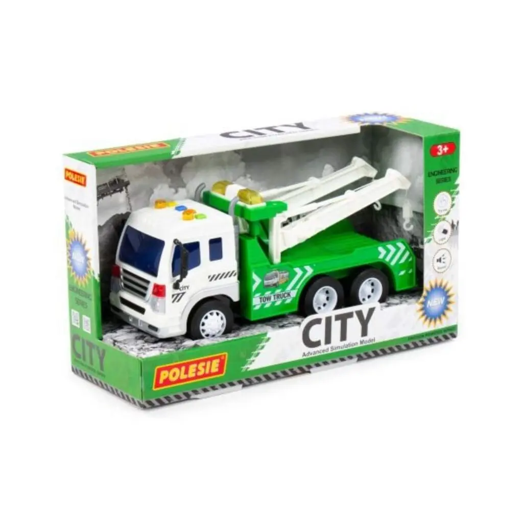 Polesie Toys Igračka Kamion Šlep služba, Zeleni