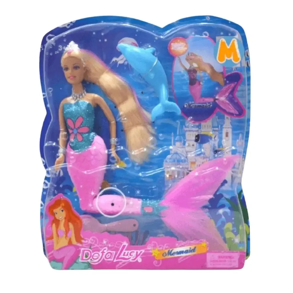 Defa Lucy Lutka sirena, Plavo - roze