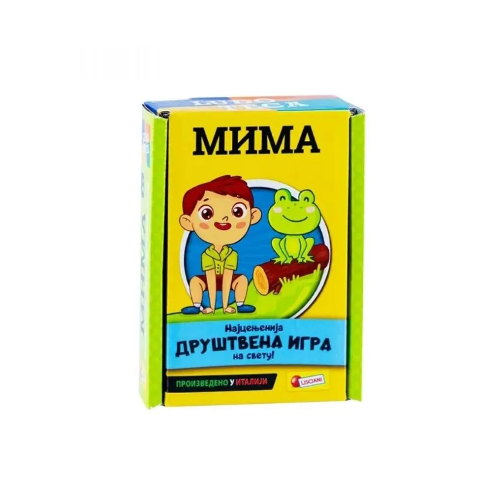 Lisciani Društvena igra Društvena igra Mima 2u1 i Mima i tim