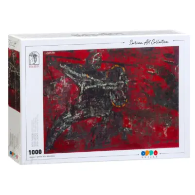 ODDO Slagalica Serbian Art Collection, Petar Lubarda, Čovek i zveri, 1000 delova
