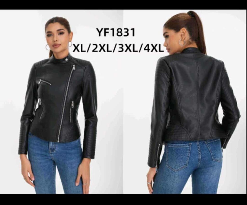 Jakne za punije, eko koza Vel. xl, 2xl, 3xl, 4xl V/030