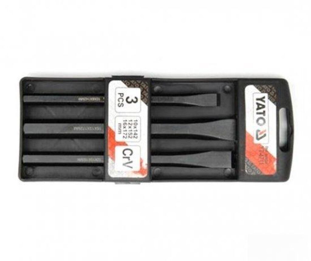 Set sekača za metal – 3 kom, ručni, PROFI YATO, Poljska Cena